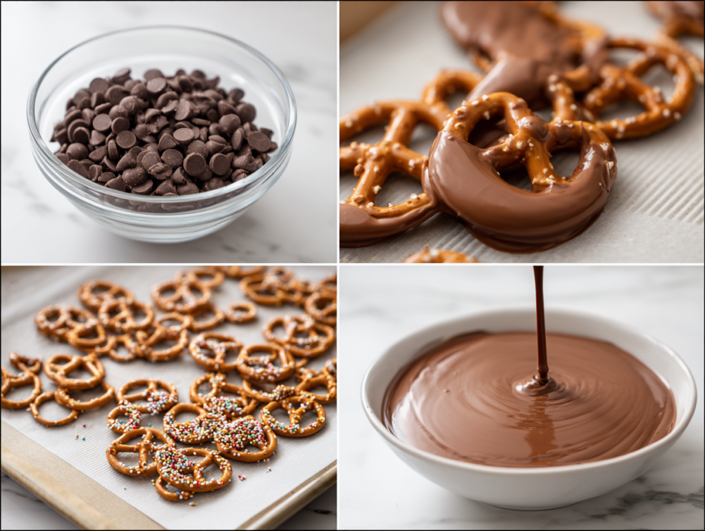 Easy Chocolate Covered Pretzels Recipe (Step-by-Step Homemade Snack ...